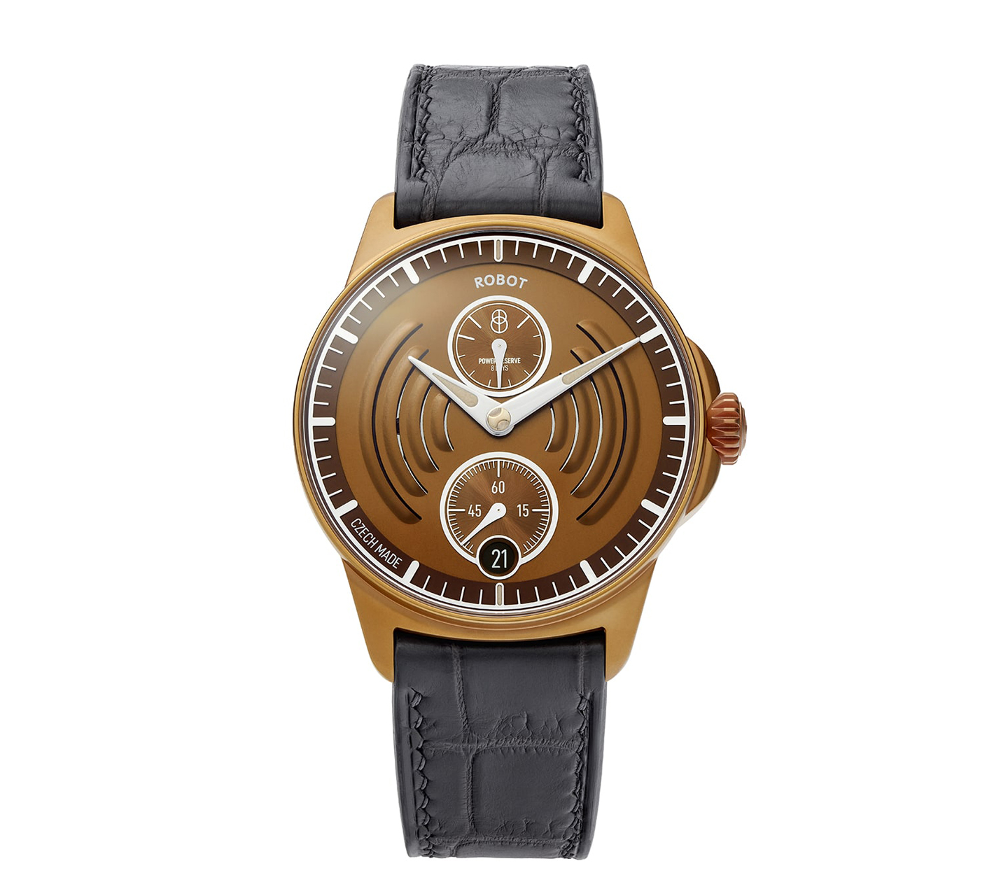 AERODYNAMIC BRONZE AURA PVD Watch - ROBOT Czech Made Watches